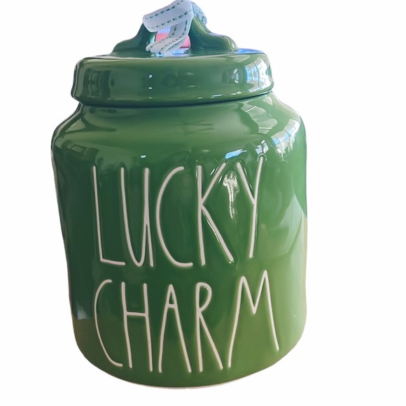 Rae Dunn | Other | Nwt Rae Dunn Lucky Charm Canister | Poshmark